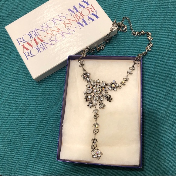 Robinsons-May | Jewelry | Vintage Floral Inspired Statement Necklace ...
